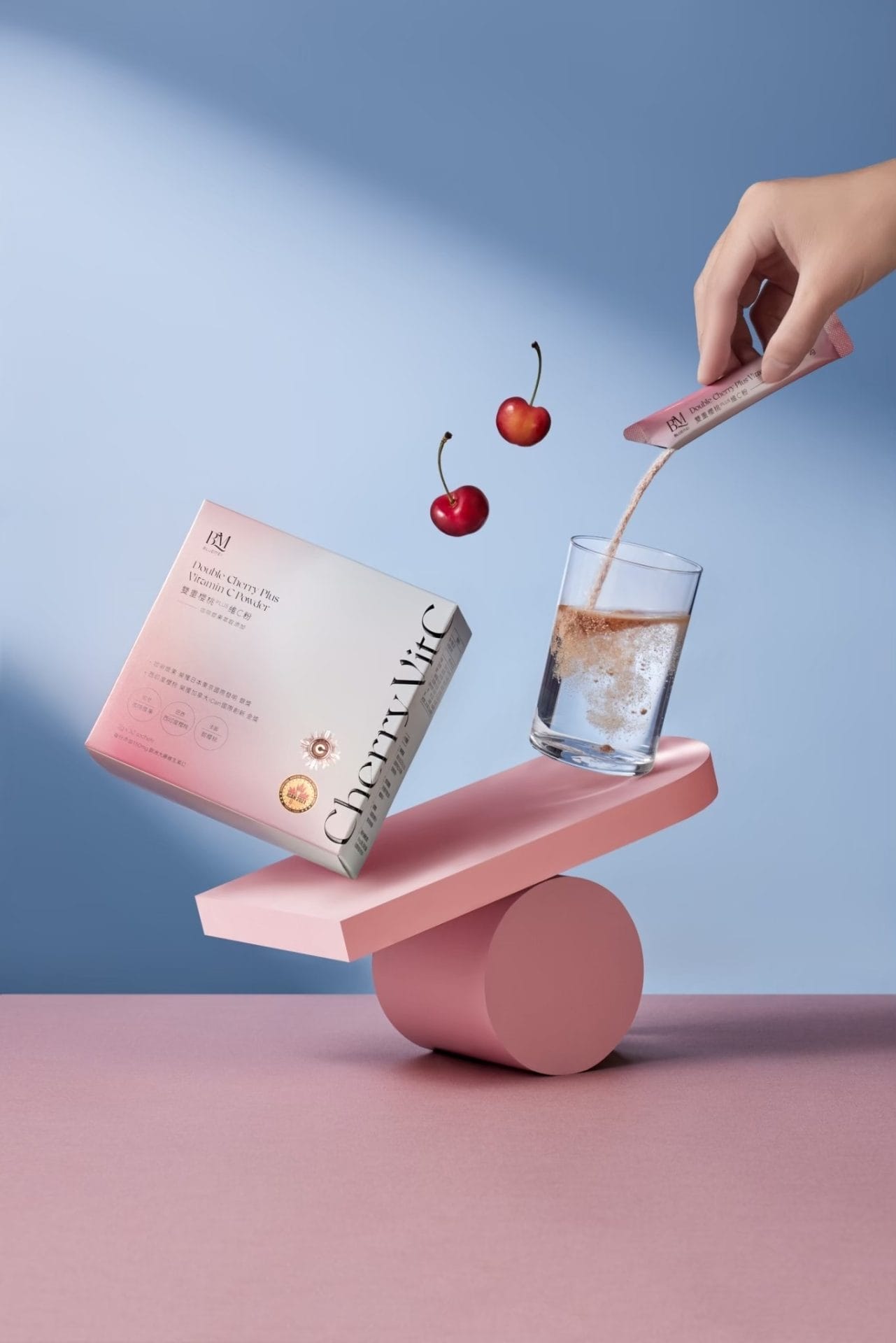 【BLUEMEI 布樂美】雙重櫻桃PLUS維C粉(咖啡漿果萃取添加)(1盒/2gX30包) » 樂韜國際 - 票券販售、生活百貨、各國代購、批發零售